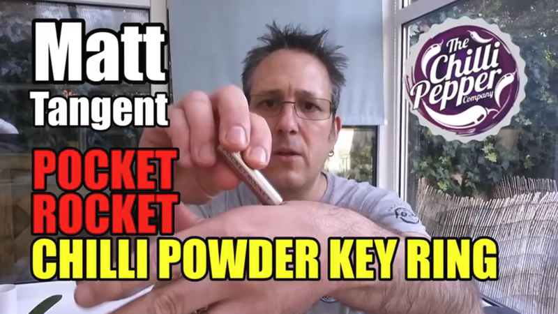 POCKET ROCKET CHILLI POWDER KEY RING from The Chilli Pepper Company ...